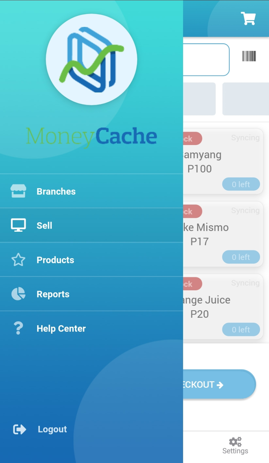 Getting Started with The MoneyCache Mobile POS System App